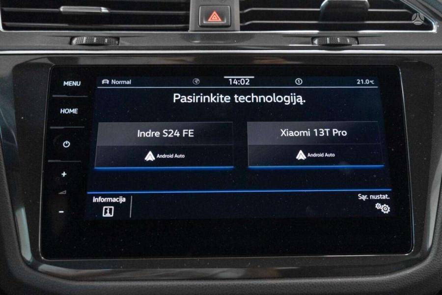 White Volkswagen Tiguan Allspace 2021 in Vilnius, with an engine capacity of 2.00 L and mileage of 196 thousand km for 20900 €, photo 17 on AUTOMOTO.COM.LV