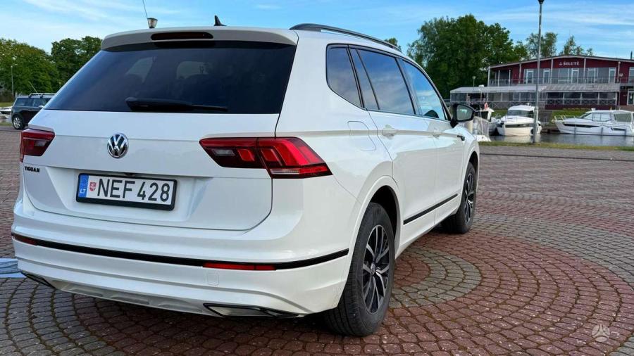 Balts Volkswagen Tiguan Allspace 2021 Šilutė, ar dzinēja tilpumu 1.98 L un nobraukumu 58 tūkst. km par 19500 €, foto 8 vietnē AUTOMOTO.COM.LV