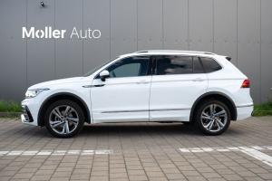 White Volkswagen Tiguan Allspace 2022 in Vilnius, with an engine capacity of 2.00 L and mileage of 66 thousand km for 28900 €, photo 7 on AUTOMOTO.COM.LV