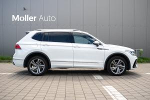 White Volkswagen Tiguan Allspace 2022 in Vilnius, with an engine capacity of 2.00 L and mileage of 66 thousand km for 28900 €, photo 11 on AUTOMOTO.COM.LV