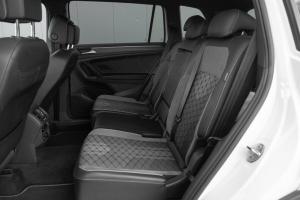White Volkswagen Tiguan Allspace 2022 in Vilnius, with an engine capacity of 2.00 L and mileage of 66 thousand km for 28900 €, photo 13 on AUTOMOTO.COM.LV