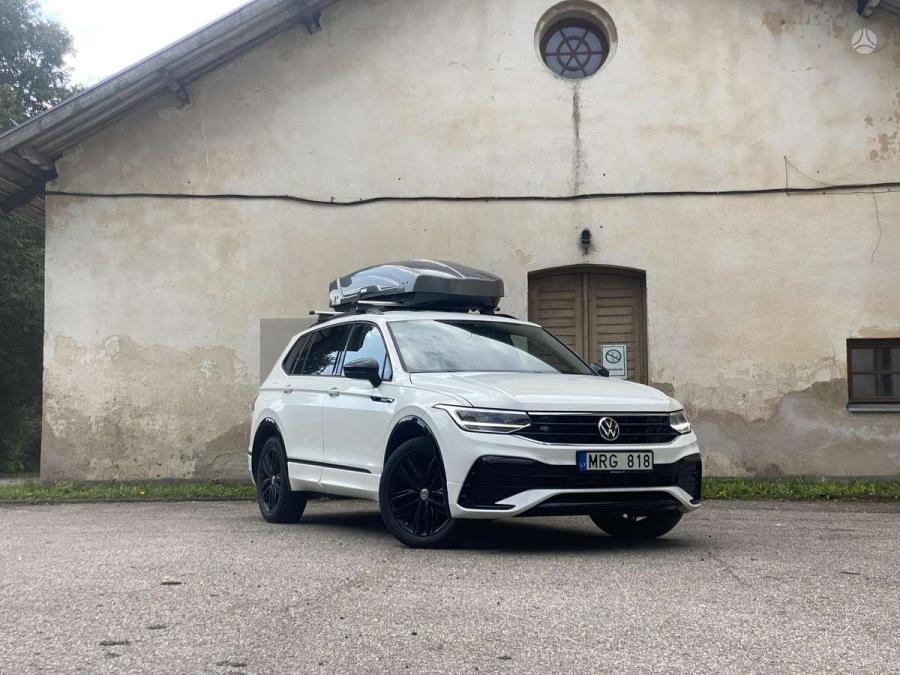 Белый Фольксваген Tiguan Allspace 2022 в Вильнюс, объемом двигателя 2.00 л и пробегом 76 тыс. км за 26000 €, фото 1 на AUTOMOTO.COM.LV
