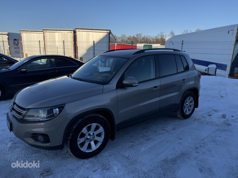 Smilšu krāsa Volkswagen Tiguan 2012 Tallina, ar dzinēja tilpumu 1.40 L un nobraukumu 160 tūkst. km par 9000 €, foto 3 vietnē AUTOMOTO.COM.LV