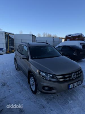 Smilšu krāsa Volkswagen Tiguan 2012 Tallina, ar dzinēja tilpumu 1.40 L un nobraukumu 160 tūkst. km par 9000 €, foto 7 vietnē AUTOMOTO.COM.LV