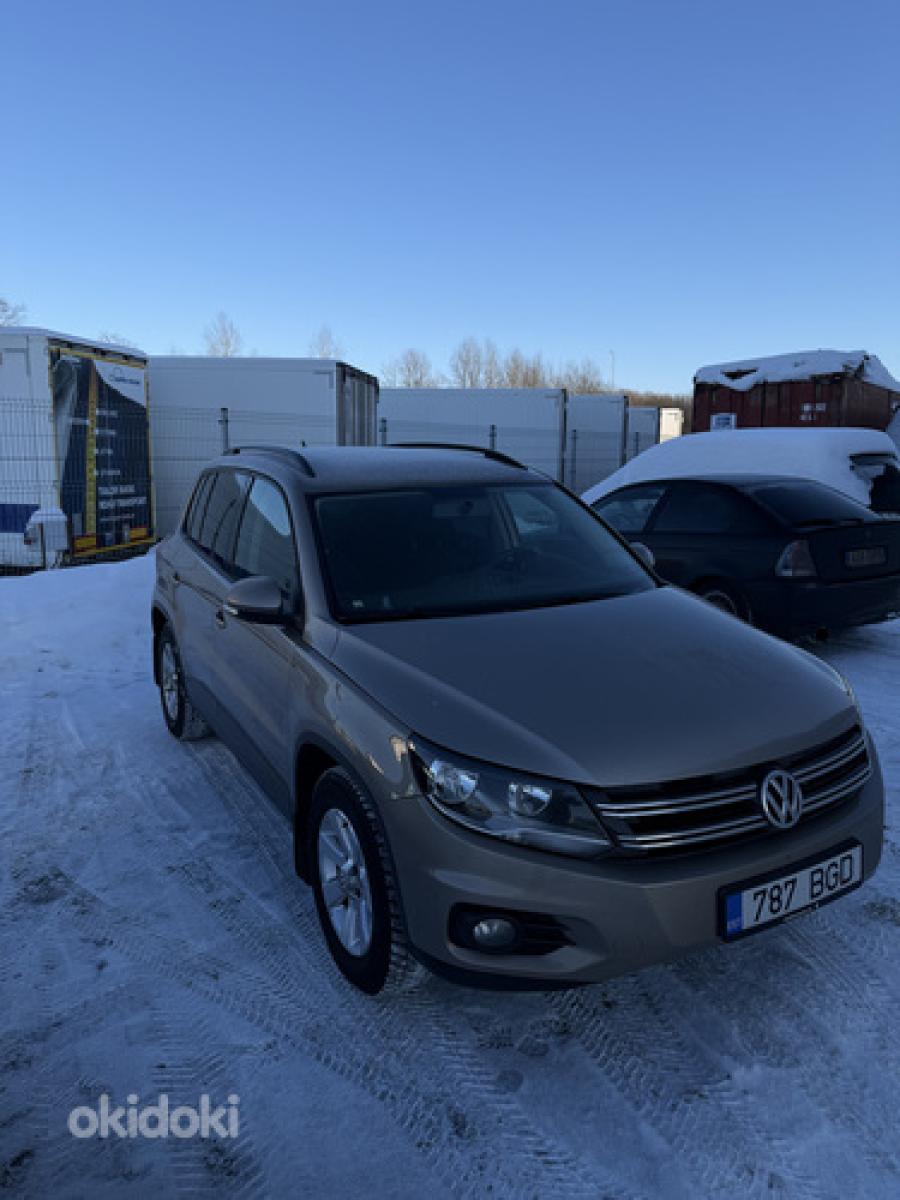 Smilšu krāsa Volkswagen Tiguan 2012 Tallina, ar dzinēja tilpumu 1.40 L un nobraukumu 160 tūkst. km par 9000 €, foto 7 vietnē AUTOMOTO.COM.LV