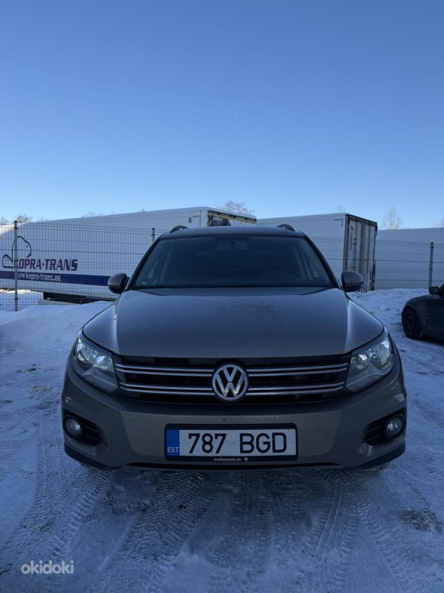 Smilšu krāsa Volkswagen Tiguan 2012 Tallina, ar dzinēja tilpumu 1.40 L un nobraukumu 160 tūkst. km par 9000 €, foto 12 vietnē AUTOMOTO.COM.LV