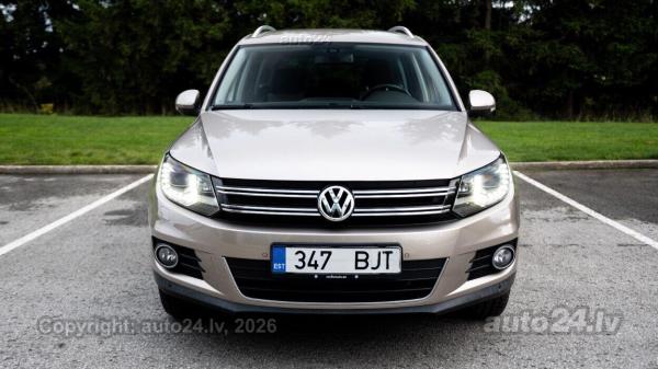 Beige Volkswagen Tiguan 2013 in Tallinn, with an engine capacity of 1.40 L and mileage of 95 thousand km for 8690 €, photo 2 on AUTOMOTO.COM.LV
