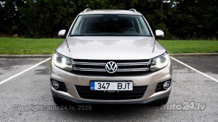 Beige Volkswagen Tiguan 2013 in Tallinn, with an engine capacity of 1.40 L and mileage of 95 thousand km for 8690 €, photo 2 on AUTOMOTO.COM.LV