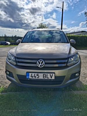 Beige Volkswagen Tiguan 2014 in Elva, with an engine capacity of 1.40 L and mileage of 224 thousand km for 6990 €, photo  on AUTOMOTO.COM.LV