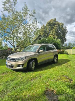 Beige Volkswagen Tiguan 2014 in Kuressaare, with an engine capacity of 1.40 L and mileage of 211 thousand km for 8500 €, photo  on AUTOMOTO.COM.LV
