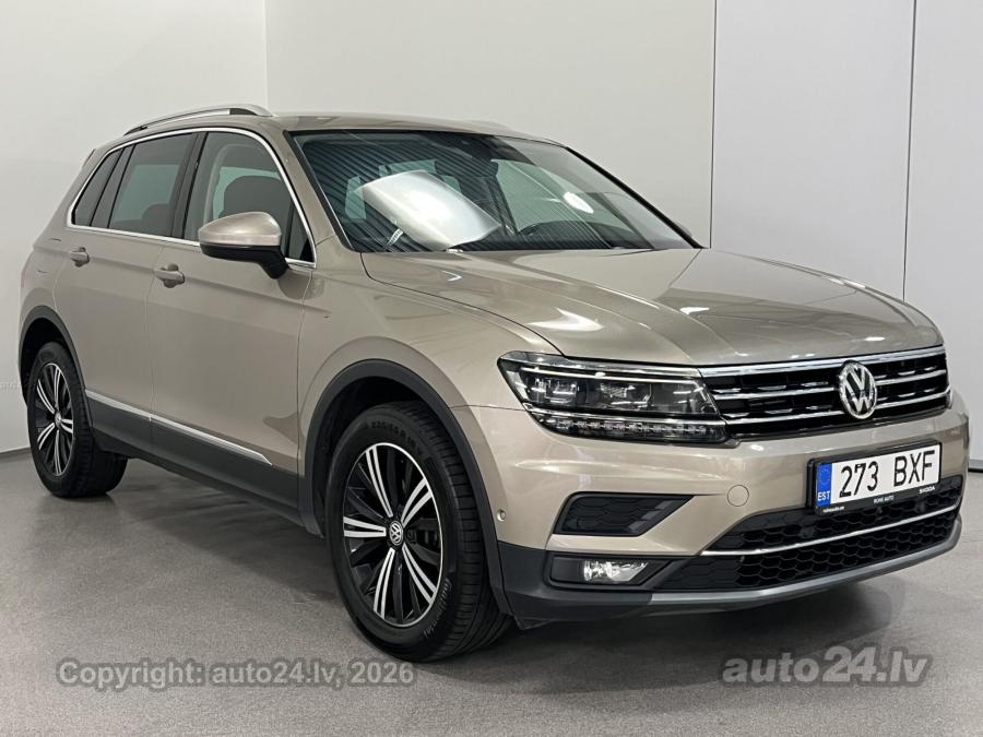 Beige Volkswagen Tiguan 2018 in Tallinn, with an engine capacity of 2.00 L and mileage of 240 thousand km for 15400 €, photo 4 on AUTOMOTO.COM.LV