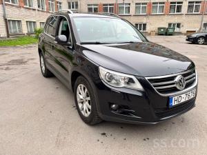 Black Volkswagen Tiguan 2007 in Riga, with an engine capacity of 1.40 L and mileage of 312 thousand km for 3000 €, photo  on AUTOMOTO.COM.LV
