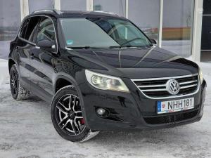 Black Volkswagen Tiguan 2008 in Vilnius, with an engine capacity of 1.98 L and mileage of 250 thousand km for 6300 €, photo  on AUTOMOTO.COM.LV
