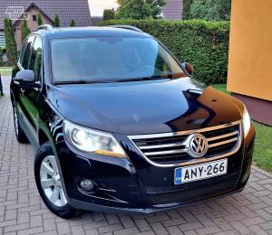 Melns Volkswagen Tiguan 2008 Radviliškis, ar dzinēja tilpumu 2.00 L un nobraukumu 283 tūkst. km par 4900 €, foto  vietnē AUTOMOTO.COM.LV