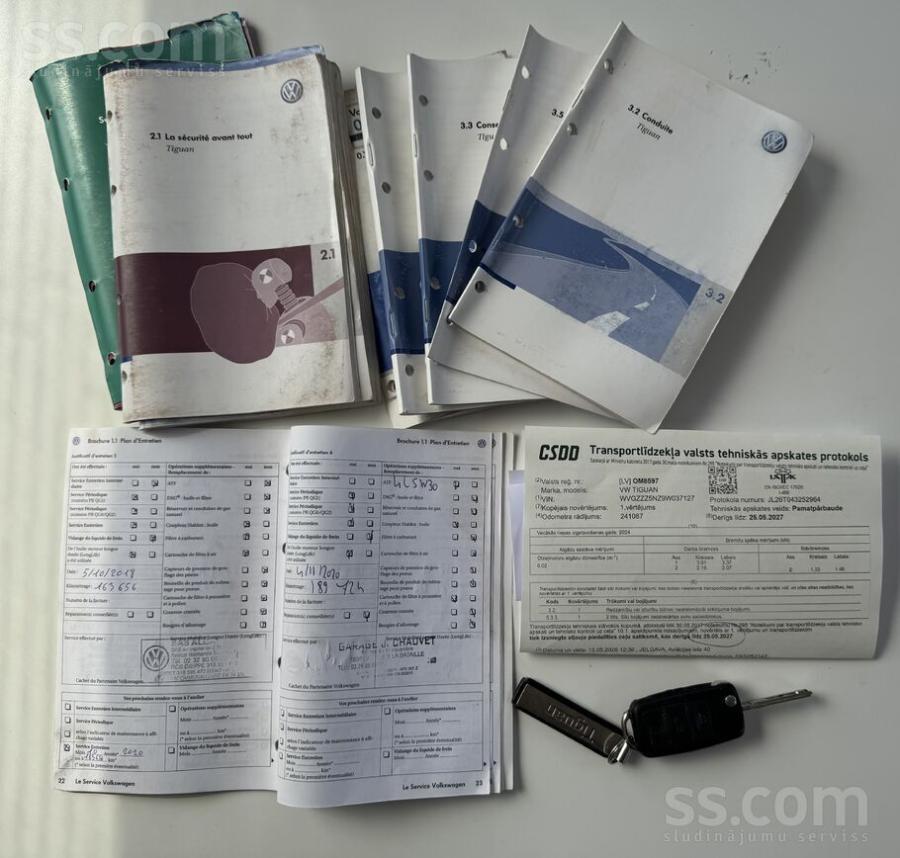 Черный Фольксваген Тигуан 2008 в Елгава, объемом двигателя 2.00 л и пробегом 241 тыс. км за 6800 €, фото 33 на AUTOMOTO.COM.LV