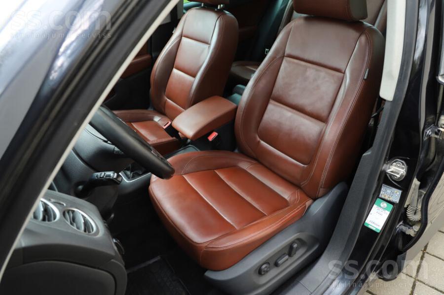 Black Volkswagen Tiguan 2008 in Tukums, with an engine capacity of 2.00 L and mileage of 346 thousand km for 5990 €, photo 6 on AUTOMOTO.COM.LV