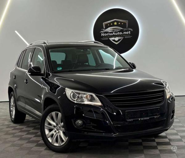 Black Volkswagen Tiguan 2008 in Marijampole, with an engine capacity of 1.97 L and mileage of 188 thousand km for 6750 €, photo 1 on AUTOMOTO.COM.LV