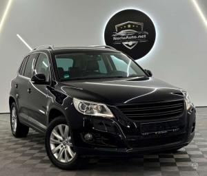 Black Volkswagen Tiguan 2008 in Marijampole, with an engine capacity of 1.97 L and mileage of 188 thousand km for 6750 €, photo  on AUTOMOTO.COM.LV
