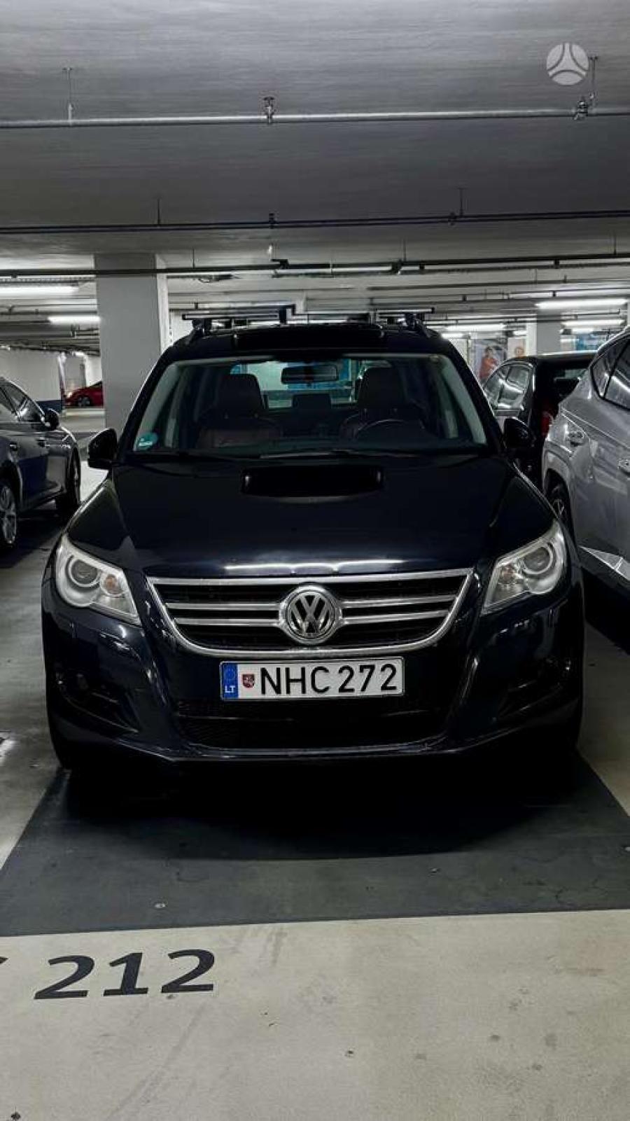 Melns Volkswagen Tiguan 2008 Kauņa, ar dzinēja tilpumu 1.98 L un nobraukumu 220 tūkst. km par 5799 €, foto 1 vietnē AUTOMOTO.COM.LV