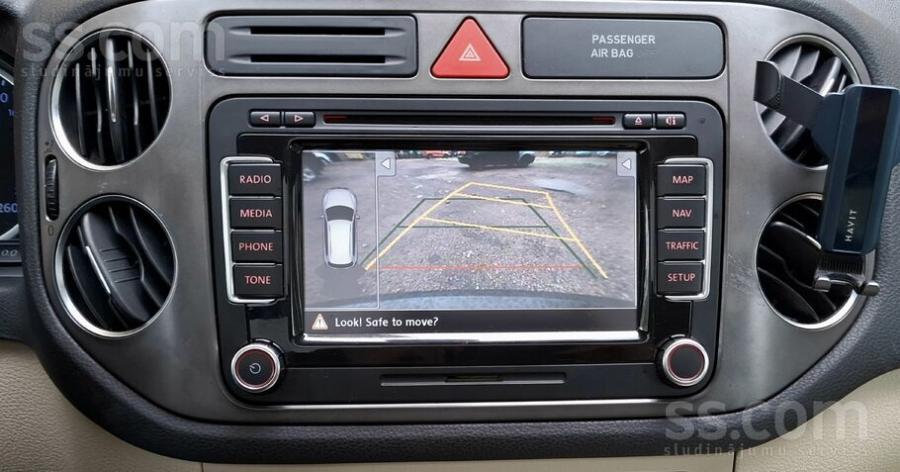 Black Volkswagen Tiguan 2008 in Riga, with an engine capacity of 2.00 L and mileage of 240 thousand km for 7800 €, photo 16 on AUTOMOTO.COM.LV