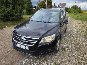 Black Volkswagen Tiguan 2008 in Vilnius, with an engine capacity of 2.00 L and mileage of 250 thousand km for 1800 €, photo  on AUTOMOTO.COM.LV
