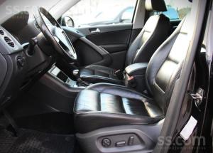 Black Volkswagen Tiguan 2009 in Rezekne, with an engine capacity of 2.00 L and mileage of 215 thousand km for 7495 €, photo 7 on AUTOMOTO.COM.LV