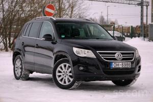 Melns Volkswagen Tiguan 2009 Jelgava, ar dzinēja tilpumu 2.00 L un nobraukumu 187 tūkst. km par 8500 €, foto  vietnē AUTOMOTO.COM.LV