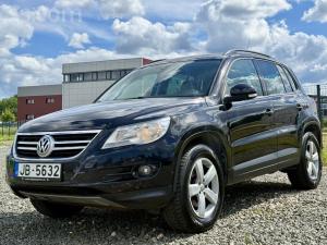 Melns Volkswagen Tiguan 2009 Rīga, ar dzinēja tilpumu 2.00 L un nobraukumu 550 tūkst. km par 2850 €, foto  vietnē AUTOMOTO.COM.LV