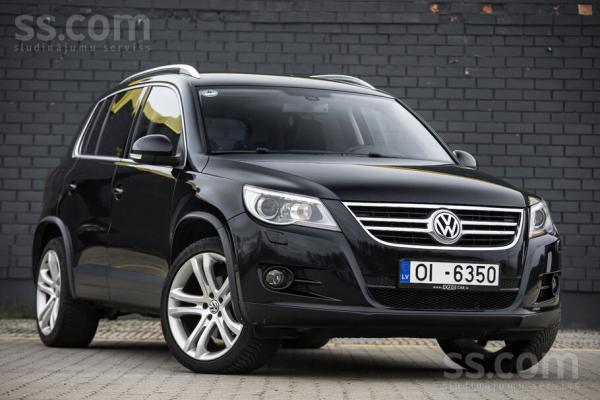 Black Volkswagen Tiguan 2010 in Tukums, with an engine capacity of 2.00 L and mileage of 0 thousand km for 8200 €, photo 6 on AUTOMOTO.COM.LV