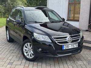 Melns Volkswagen Tiguan 2010 Jelgava, ar dzinēja tilpumu 2.00 L un nobraukumu 252 tūkst. km par 6700 €, foto  vietnē AUTOMOTO.COM.LV