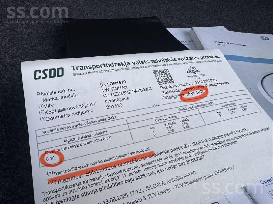 Melns Volkswagen Tiguan 2010 Jelgava, ar dzinēja tilpumu 2.00 L un nobraukumu 252 tūkst. km par 6700 €, foto 22 vietnē AUTOMOTO.COM.LV