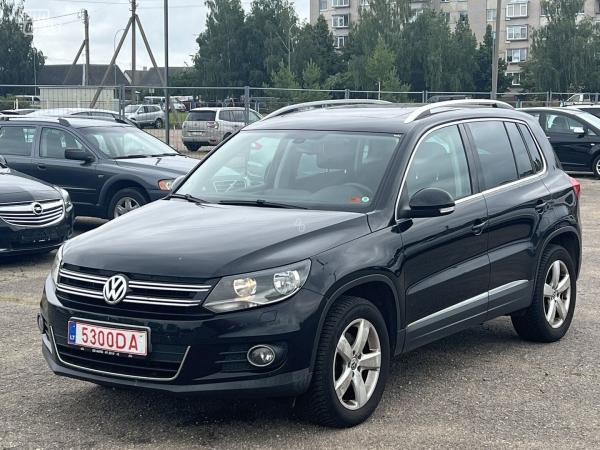 Black Volkswagen Tiguan 2011 in Kedainiai, with an engine capacity of 1.40 L and mileage of 265 thousand km for 5700 €, photo 1 on AUTOMOTO.COM.LV