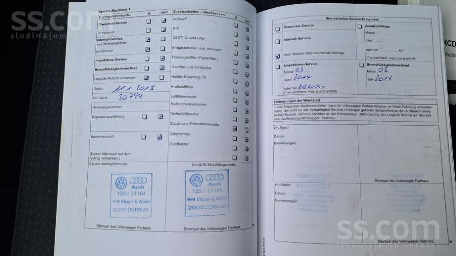 Черный Фольксваген Тигуан 2011 в Огре, объемом двигателя 2.00 л и пробегом 275 тыс. км за 6950 €, фото 27 на AUTOMOTO.COM.LV