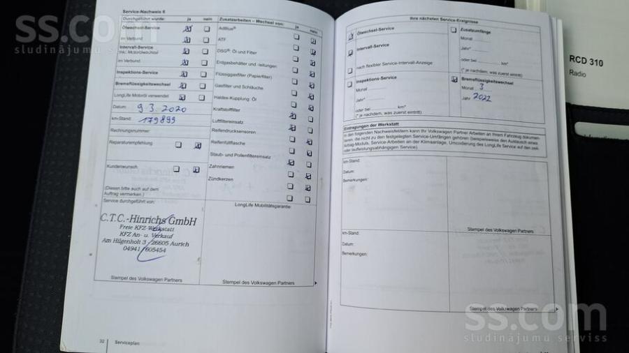 Черный Фольксваген Тигуан 2011 в Огре, объемом двигателя 2.00 л и пробегом 275 тыс. км за 6950 €, фото 32 на AUTOMOTO.COM.LV