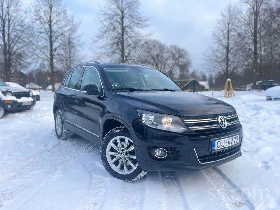 Melns Volkswagen Tiguan 2012 Kuldīga, ar dzinēja tilpumu 2.00 L un nobraukumu 320 tūkst. km par 9390 €, foto 1 vietnē AUTOMOTO.COM.LV