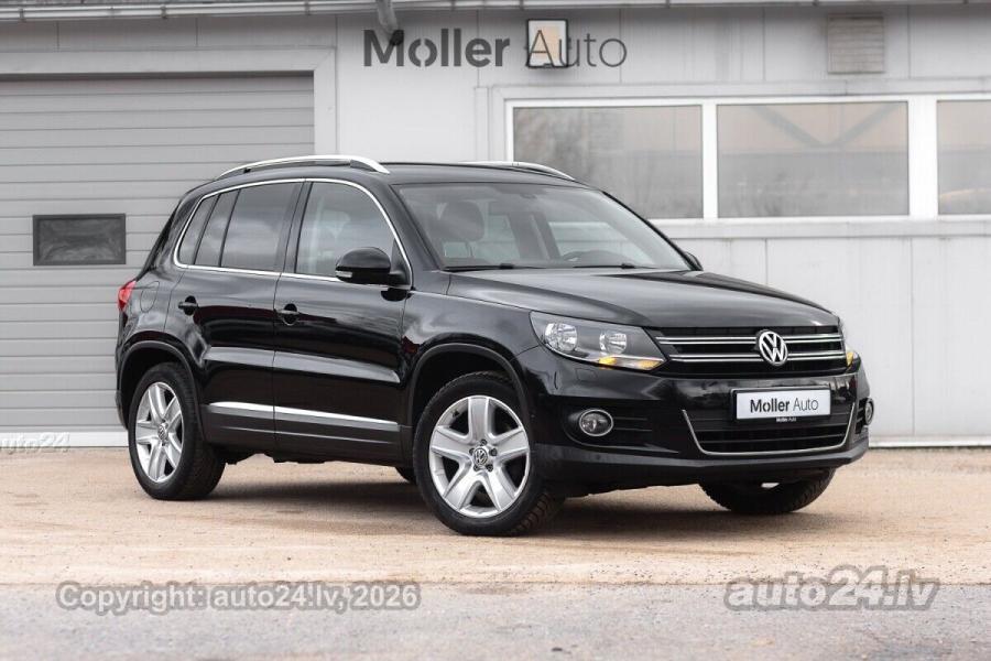 Black Volkswagen Tiguan 2012 in Jelgava, with an engine capacity of 2.00 L and mileage of 264 thousand km for 10700 €, photo 2 on AUTOMOTO.COM.LV