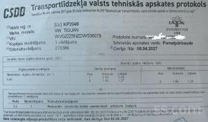 Black Volkswagen Tiguan 2012 in Riga, with an engine capacity of 2.00 L and mileage of 0 thousand km for 8500 €, photo 17 on AUTOMOTO.COM.LV