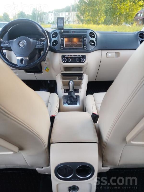 Melns Volkswagen Tiguan 2012 Jēkabpils, ar dzinēja tilpumu 2.00 L un nobraukumu 415 tūkst. km par 7500 €, foto 5 vietnē AUTOMOTO.COM.LV