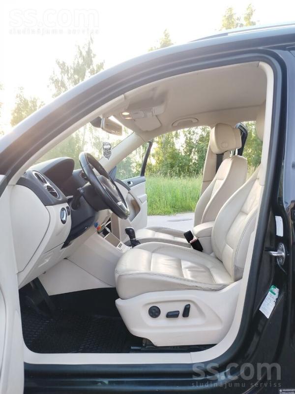Melns Volkswagen Tiguan 2012 Jēkabpils, ar dzinēja tilpumu 2.00 L un nobraukumu 415 tūkst. km par 7500 €, foto 8 vietnē AUTOMOTO.COM.LV