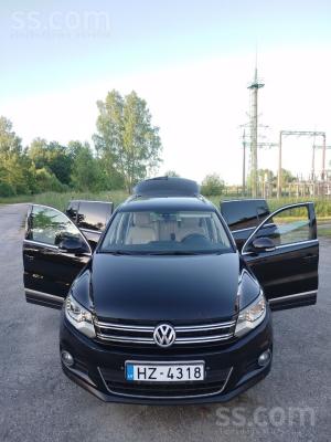 Black Volkswagen Tiguan 2012 in Ogre, with an engine capacity of 2.00 L and mileage of 415 thousand km for 5700 €, photo 5 on AUTOMOTO.COM.LV