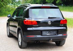 Black Volkswagen Tiguan 2012 in Kretinga, with an engine capacity of 1.97 L and mileage of 264 thousand km for 7999 €, photo 12 on AUTOMOTO.COM.LV