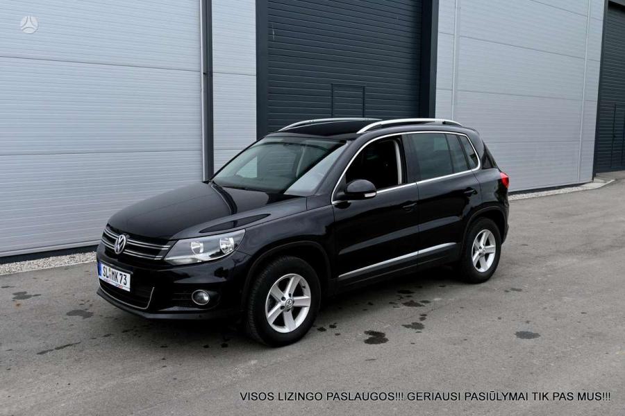 Black Volkswagen Tiguan 2012 in Kretinga, with an engine capacity of 1.97 L and mileage of 188 thousand km for 8299 €, photo 14 on AUTOMOTO.COM.LV