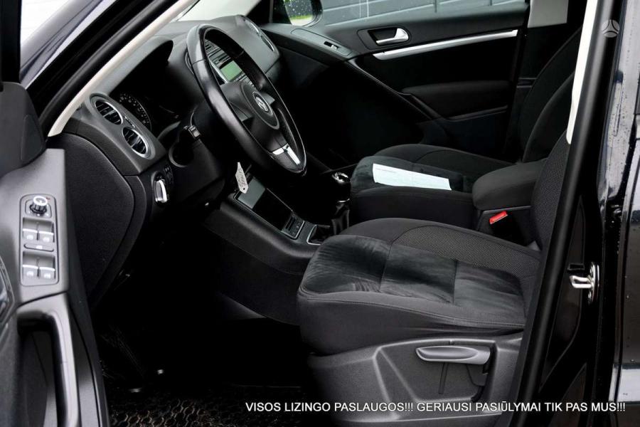 Black Volkswagen Tiguan 2012 in Kretinga, with an engine capacity of 1.97 L and mileage of 188 thousand km for 8299 €, photo 18 on AUTOMOTO.COM.LV