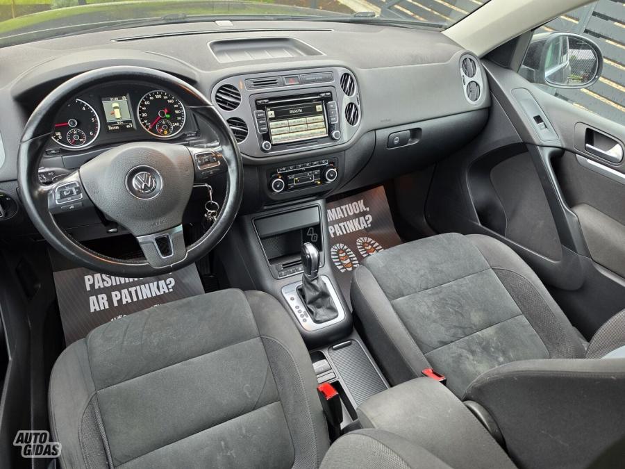 Black Volkswagen Tiguan 2012 in Silute, with an engine capacity of 2.00 L and mileage of 280 thousand km for 7300 €, photo 22 on AUTOMOTO.COM.LV
