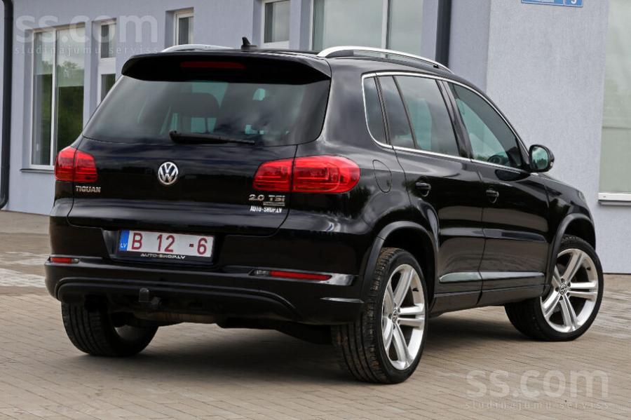 Melns Volkswagen Tiguan 2013 Tukums, ar dzinēja tilpumu 2.00 L un nobraukumu 251 tūkst. km par 9490 €, foto 3 vietnē AUTOMOTO.COM.LV