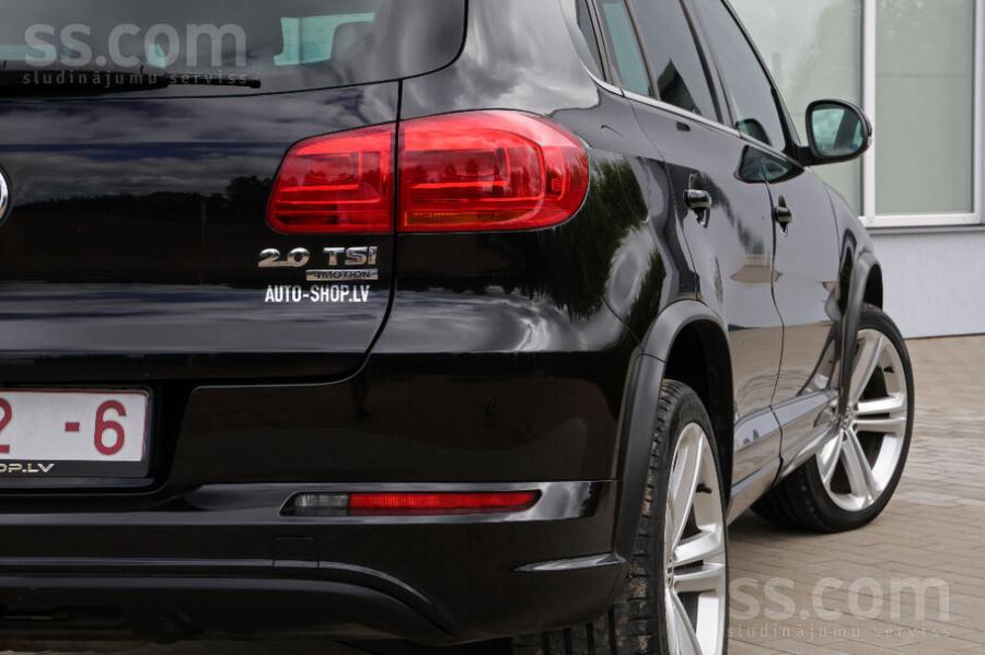 Melns Volkswagen Tiguan 2013 Tukums, ar dzinēja tilpumu 2.00 L un nobraukumu 251 tūkst. km par 9490 €, foto 4 vietnē AUTOMOTO.COM.LV