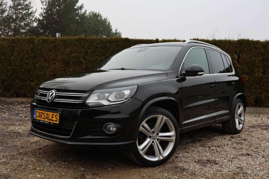 Black Volkswagen Tiguan 2013 in Alytus, with an engine capacity of 1.40 L and mileage of 267 thousand km for 7900 €, photo 1 on AUTOMOTO.COM.LV