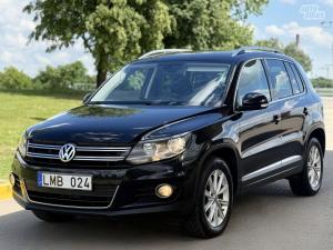 Melns Volkswagen Tiguan 2013 Kauņa, ar dzinēja tilpumu 2.00 L un nobraukumu 267 tūkst. km par 8000 €, foto  vietnē AUTOMOTO.COM.LV