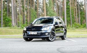 Black Volkswagen Tiguan 2013 in Riga, with an engine capacity of 2.00 L and mileage of 181 thousand km for 9990 €, photo  on AUTOMOTO.COM.LV
