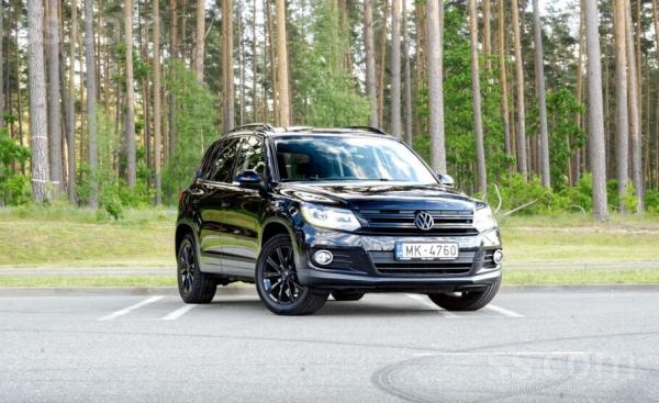 Black Volkswagen Tiguan 2013 in Riga, with an engine capacity of 2.00 L and mileage of 181 thousand km for 9990 €, photo 2 on AUTOMOTO.COM.LV